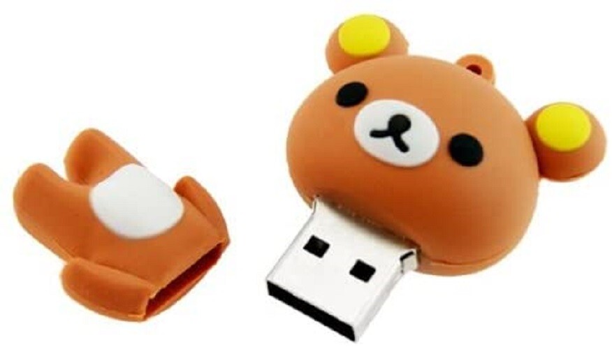 32 GB Rilakkuma Relaxing Bear USB 2.0 Flash Drive Memory Card Thumb ...