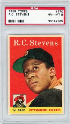 1958 Topps R. C. Stevens #470 PSA 8 | eBay