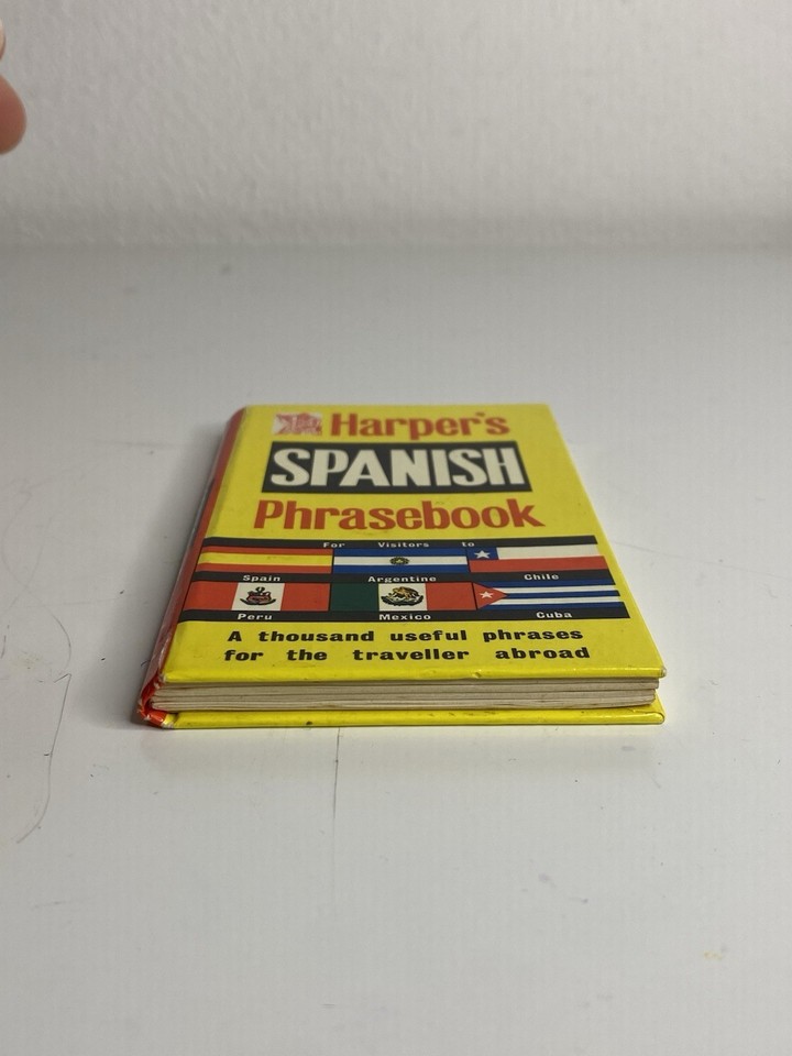 Harper’s Spanish Phrase Pocket Book Vintage 1960’s Hardcover | eBay UK
