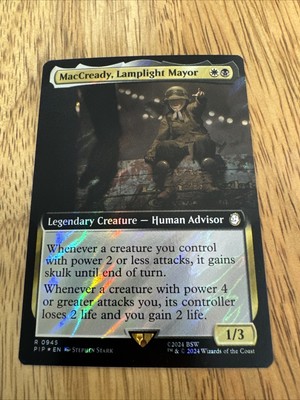 MacCready, Lamplight Mayor (Extended Art) (Surge Foil) (R) 0945 MTG ...
