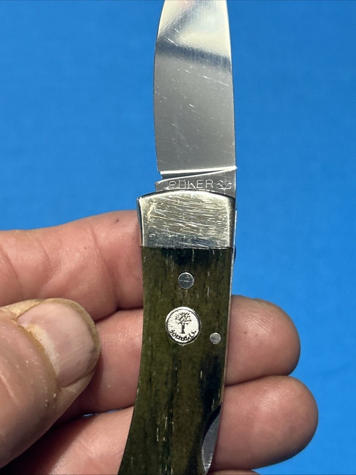 BOKER German Tree Brand, Lockback, With Toothpick, Wood Handles, New ...