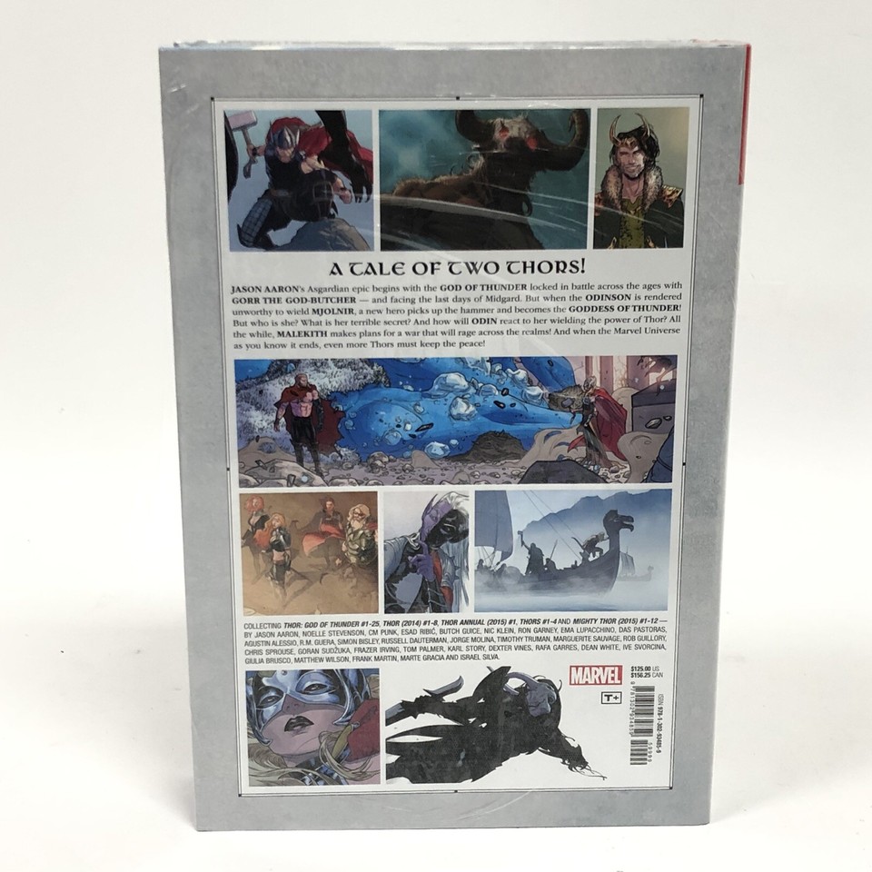 Thor by Jason Aaron Omnibus Vol 1 Ribic Cover New Marvel Comics HC ...