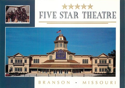 Postcard Five Star Theatre, Branson, Missouri | eBay