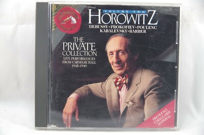 VLADIMIR HOROWITZ PRIVATE COLLECTION VOLUME 2 CD | eBay