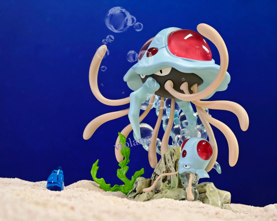 PIKA STUDIO Tentacruel ＆ Tentacool 1/20 Figure Statue | eBay