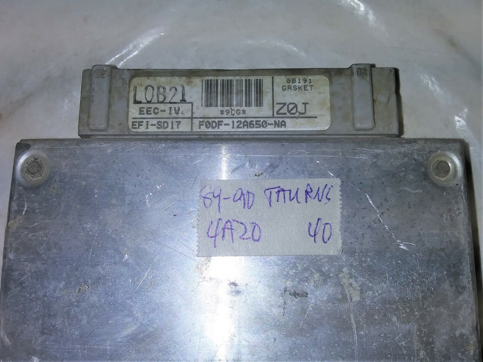 1989-1990 Ford Taurus ecm ecu computer F0DF-12A650-NA | eBay