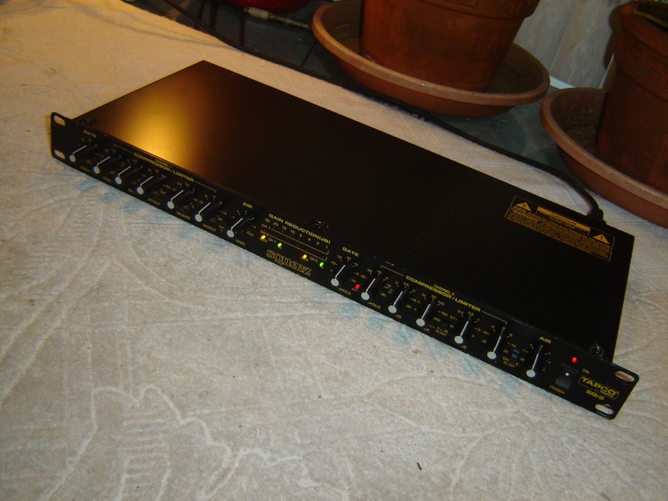 Tapco Mackie SQ-2, Squeeze, 2 Channel Compressor Limiter Gate, Rack | eBay