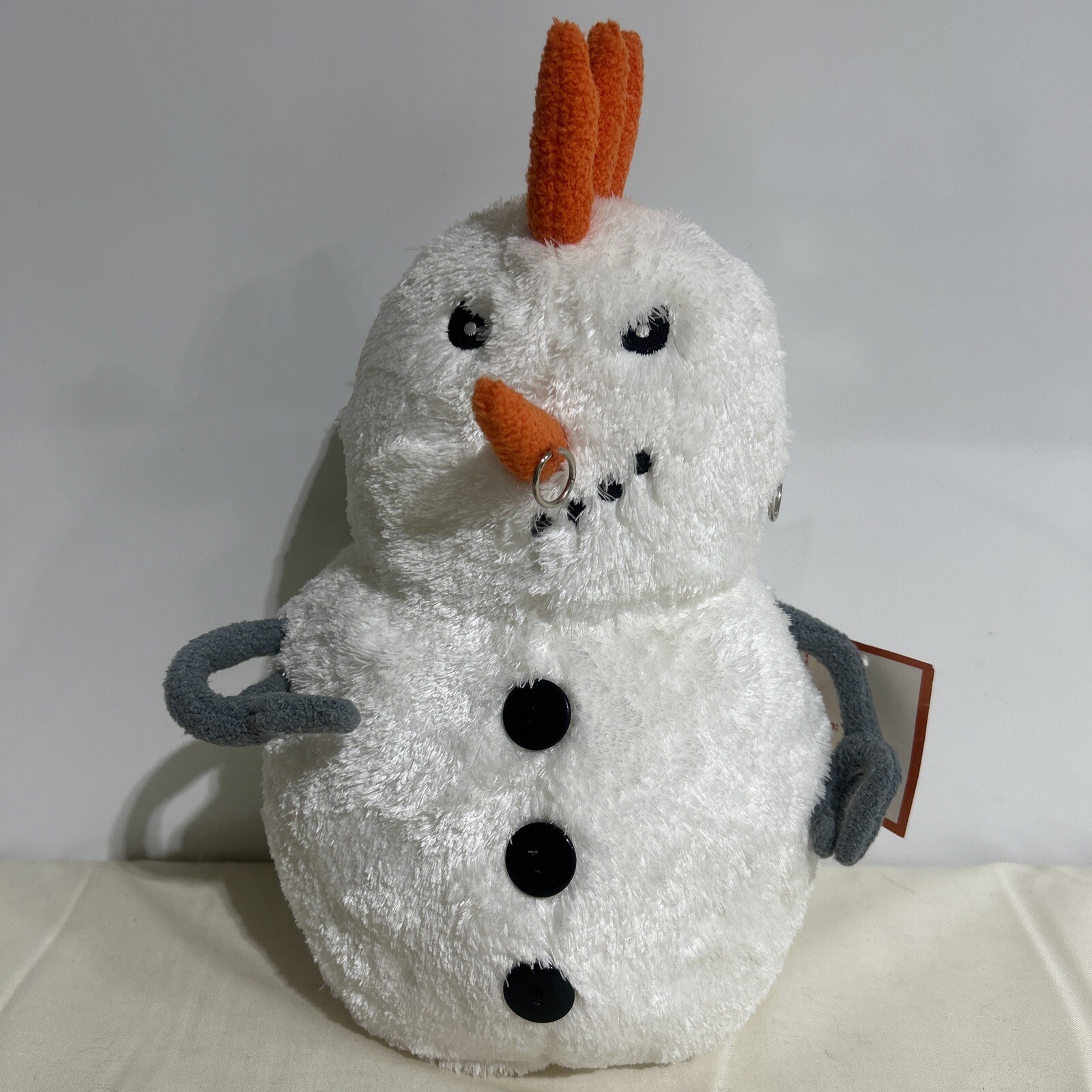 Animal Adventure Punk Rock Snowman Plush 8" From Sam Goody 2005 WITH ...