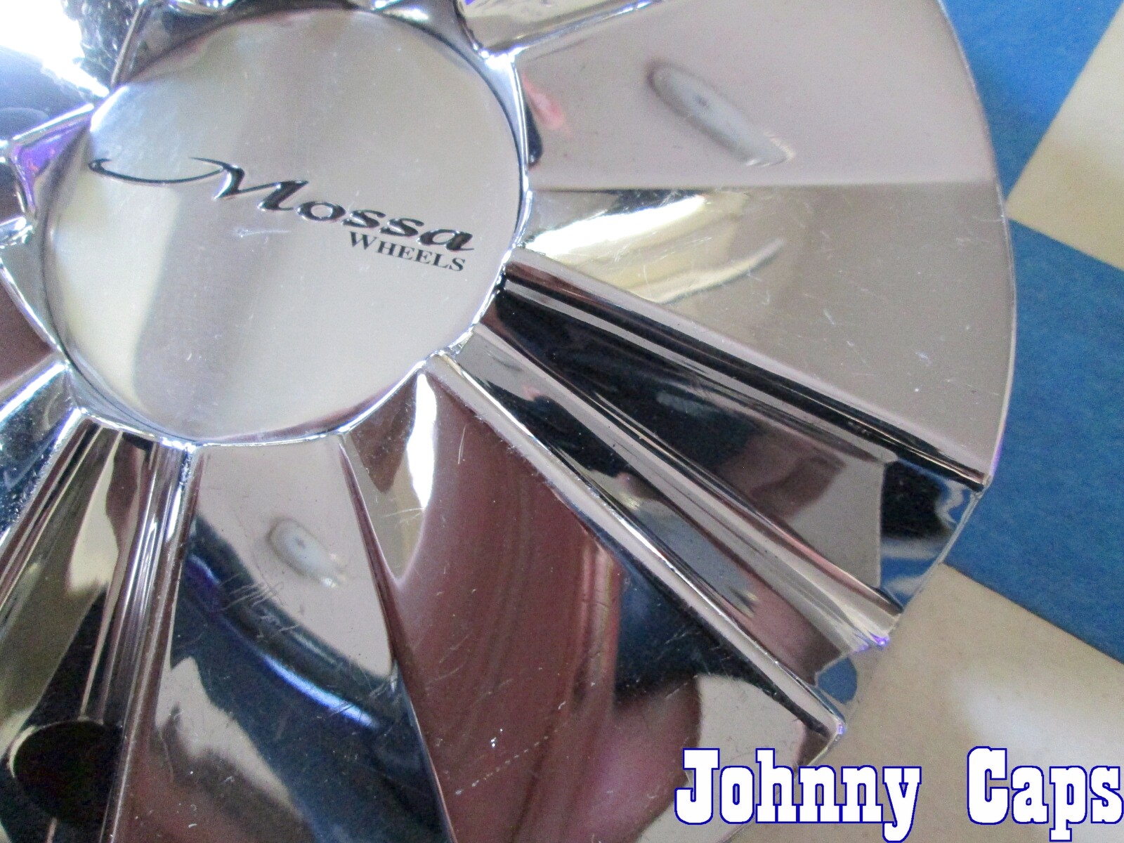MOSSA Wheels # MS-CAP-L117 . Custom Wheel CHROME Center Cap [55] (QTY ...