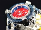 New Invicta Mens 50mm Reserve KING PYTHON SWISS Chronograph RED DIAL SS ...