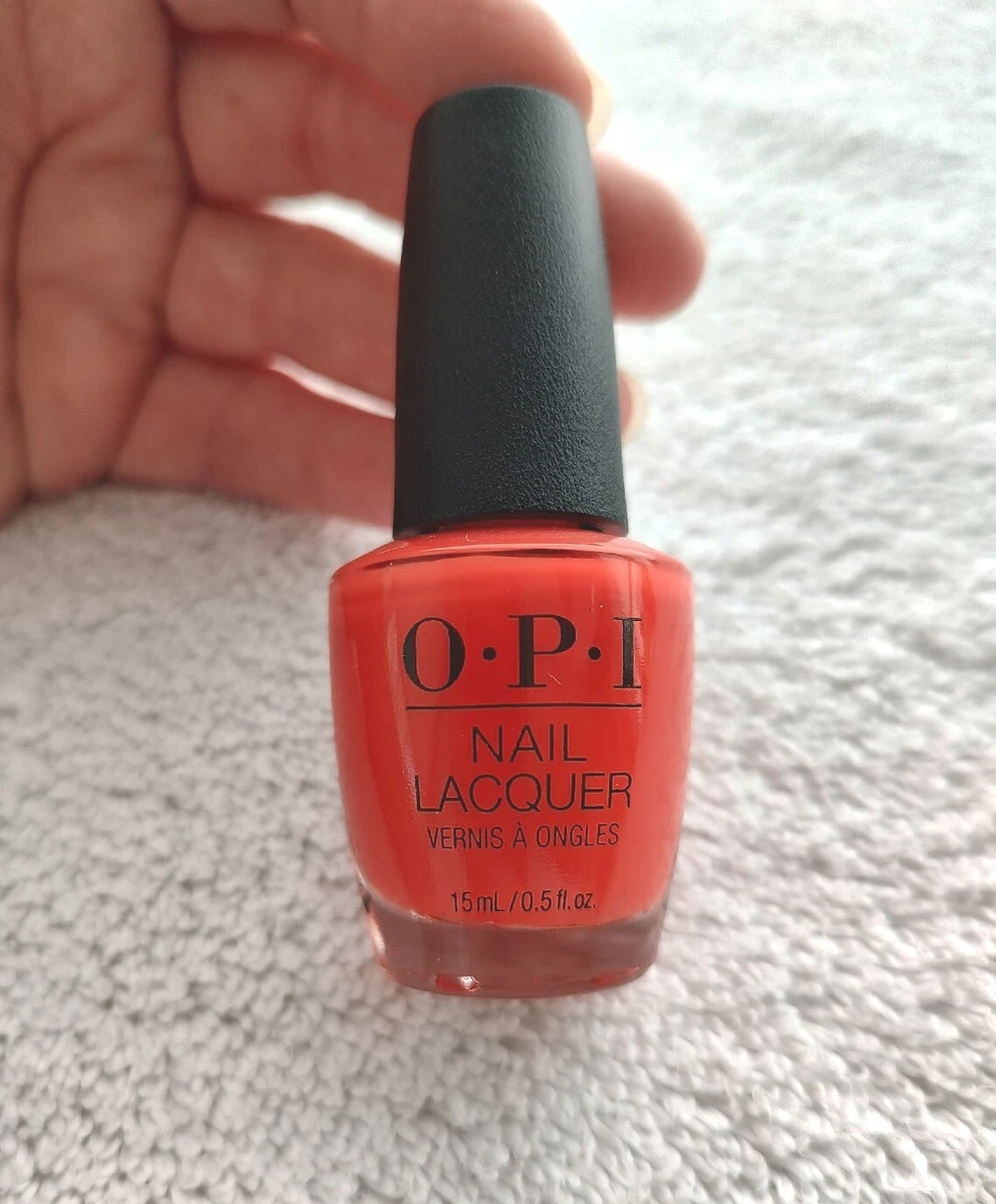 Opi Red Orange Nail Polish