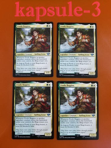 4x Frodo Baggins (0205) | LTR: Tales of Middle-Earth | MTG Magic Cards ...