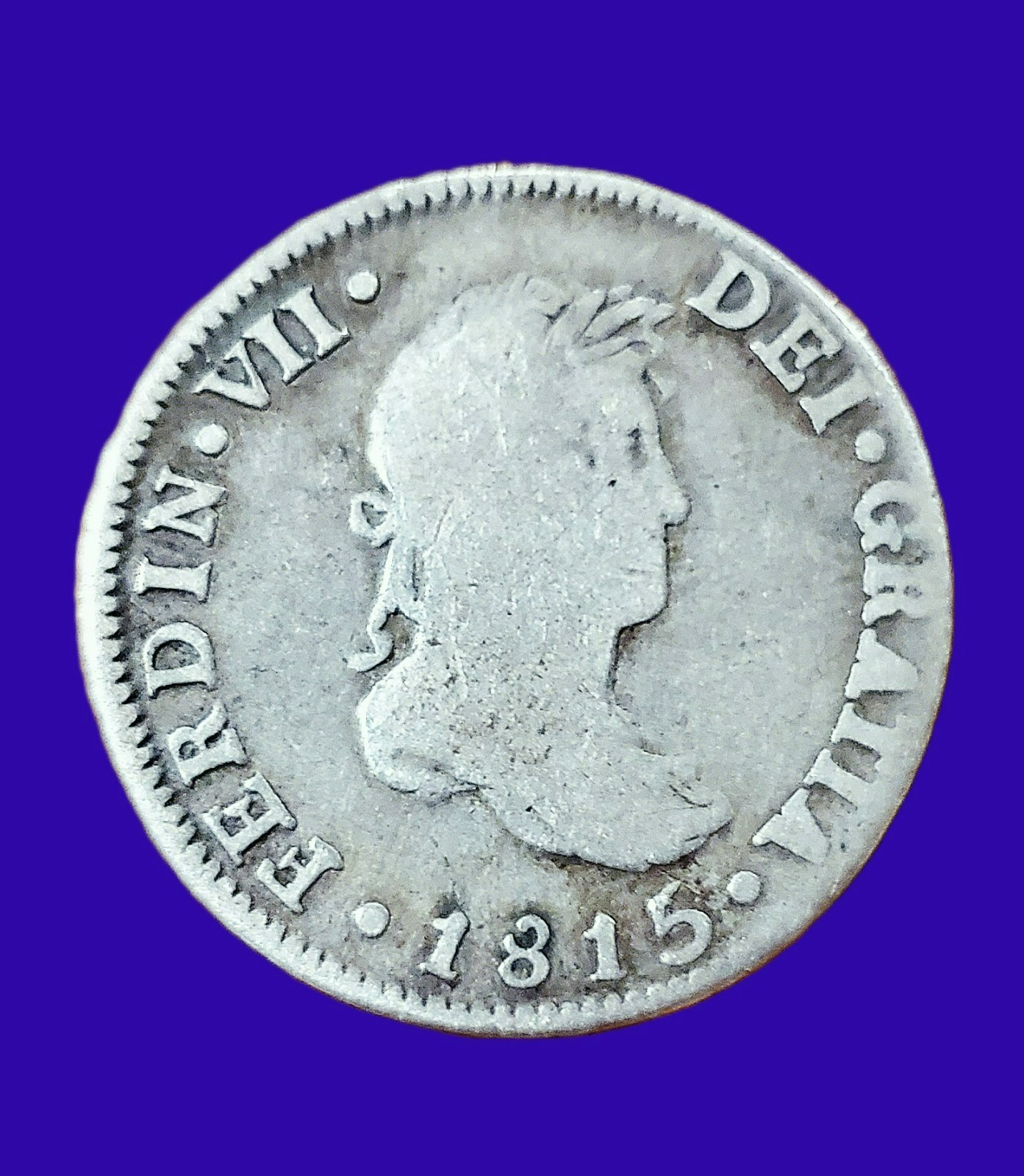 1815 MEXICO ~ SPANISH COLONIAL SILVER 2 REALES ~ NICE COLLECTOR GRADE ...