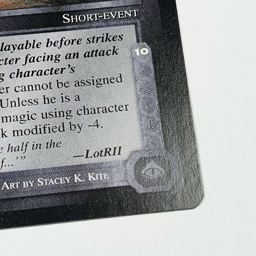 MIDDLE-EARTH CCG MECCG SOJOURN IN SHADOWS THE WHITE HAND TWH RARE LOTR ...