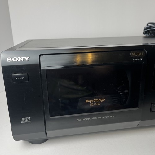 Sony CDP CX53 50 + 1 Disc CD Player Changer No Remote Tested Works | eBay