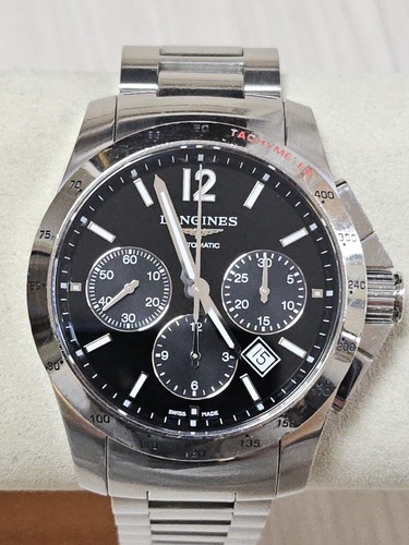 Longines Conquest Column Wheel Automatic Chronograph L2.743.4 | eBay