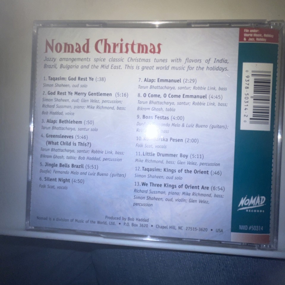 Nomad Christmas: A World Music Celebration by Various Artists (CD, Oct ...
