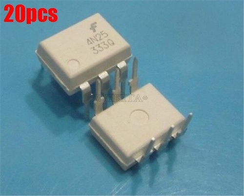 20Pcs Dip 4N25 6Pin Transistor Optoisolator Ic New na | eBay Australia