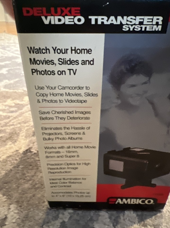 AMBICO Deluxe Video Transfer System Home Movies/Slides/ Photos V-0650 ...
