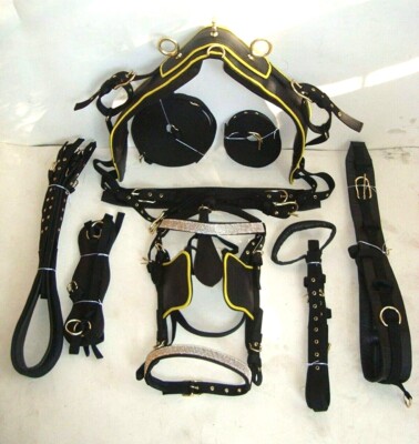 Synthetic Patent Nylon Single Horse Driving Harness Set Full Cob Pony ...