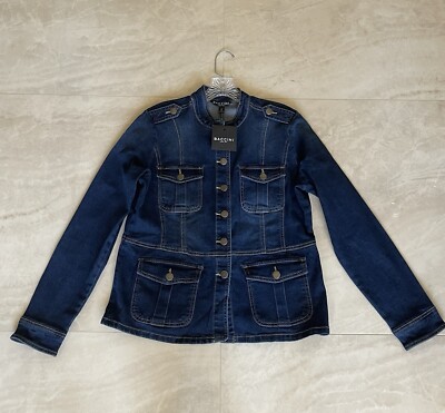 Baccini Blue Jean Jacket Size Medium | eBay