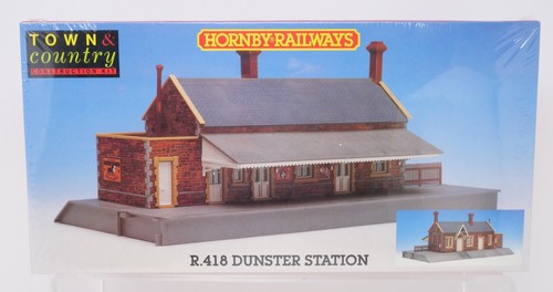 Hornby Railways Town & Country Kit R418 Dunster Train Station, OO Scale ...