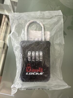 Vault Locks 3200 Portable 4 Digit Combination Lock Box For Key Storage ...