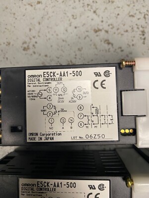 Omron Automation Digital Temperature Controller E5CK-AA1-500 New NO Box | eBay