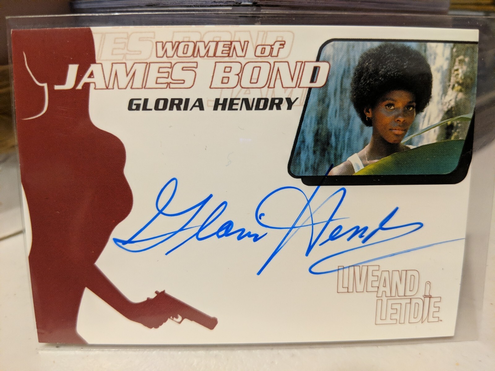 James Bond Women Of James Bond In Motion Gloria Hendry WA5 Autograph ...