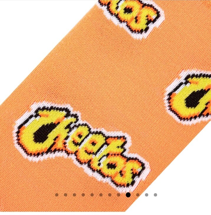 Cheetos Socks Crew Length Sleef New Orange Unisex | eBay
