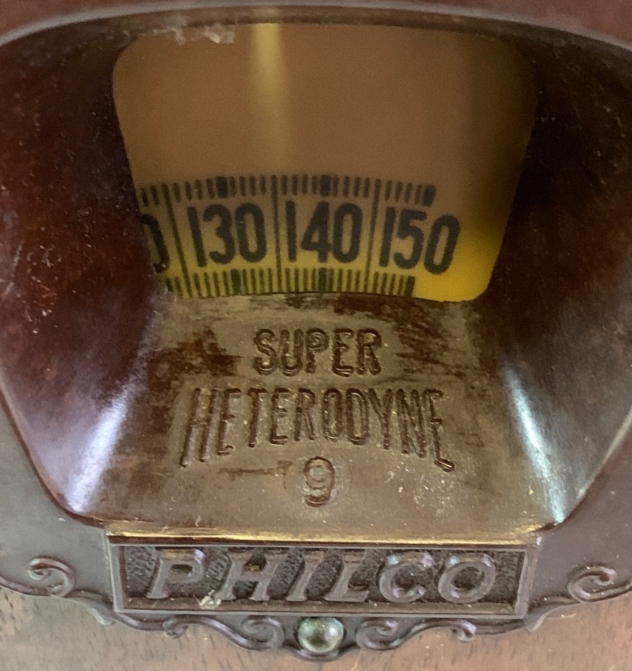 vintage antique PHILCO Model 90 Superheterodyne Cathedral RADIO~turns ...