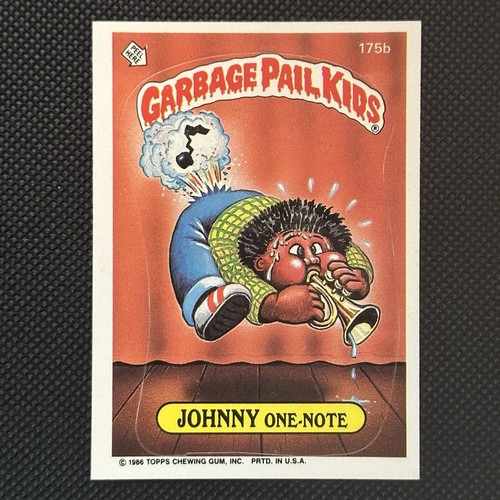 1986 Topps Garbage Pail Kids Series 5 Johnny One-Note #175b | eBay