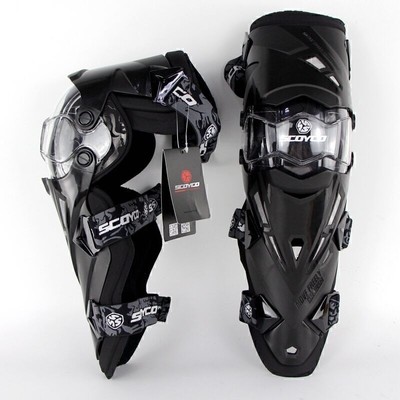 Motorcycle Knee Shin Guards Pads Brace Protector Motocross Offroad ...