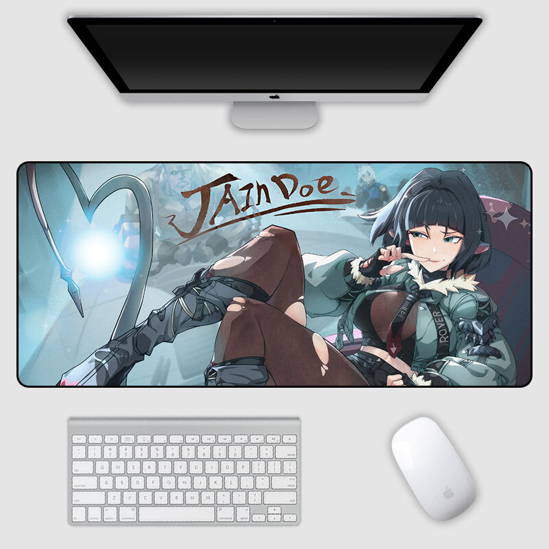 Zenless Zone Zero Large Waterproof Mouse Pad Cosplay Jane Doe Table Mat ...