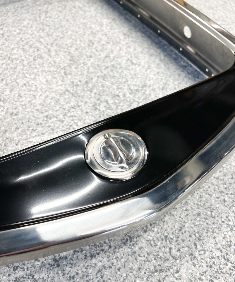 Polished Stainless / Black Painted Radiator Grille Shell For 1931 Ford ...