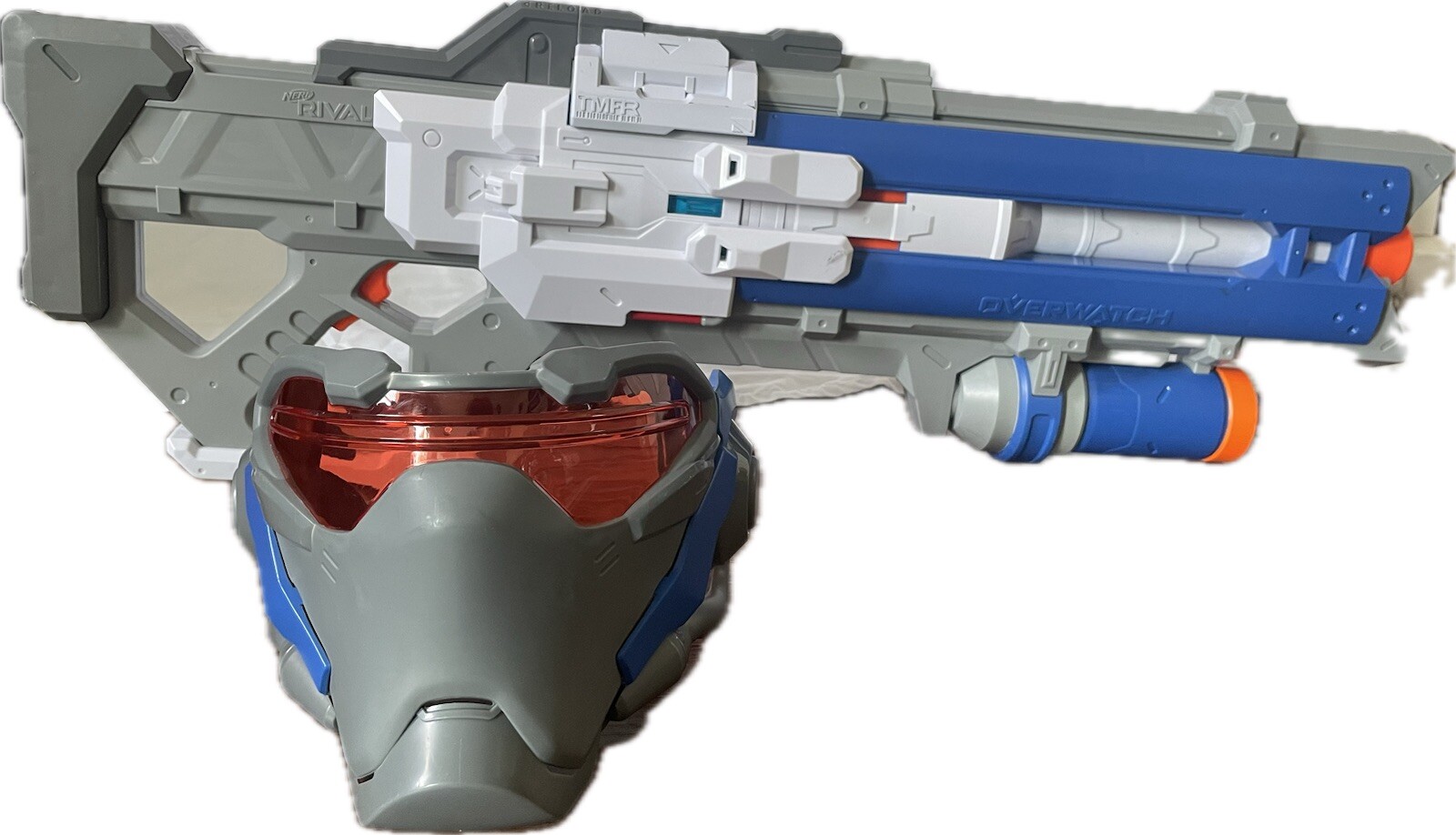 Overwatch Soldier 76 Nerf Rival Blaster 30+ inch gun and Targeting ...