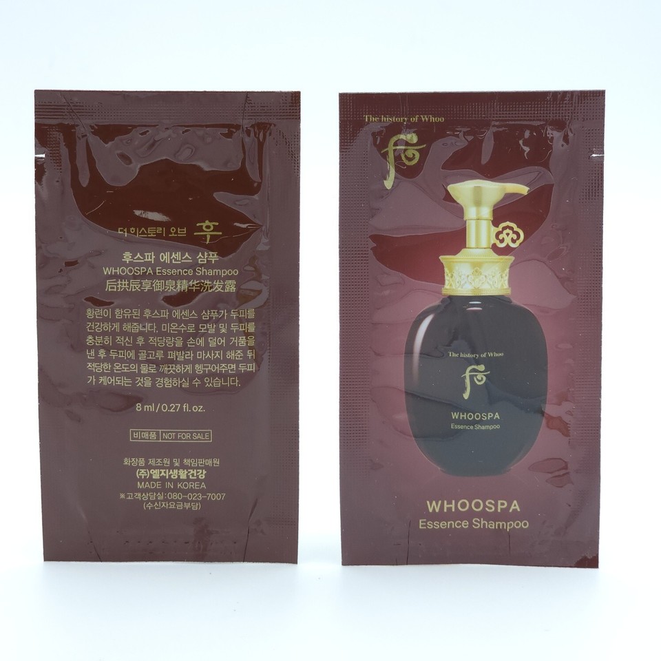 The History of Whoo Whoo Spa Essence Shampoo 8ml x 30pcs Anti Aging K ...