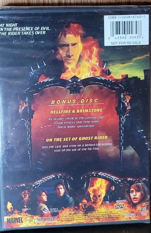 Ghost Rider Exclusive Bonus Disc (DVD, 2007) NOT THE MOVIE - Factory ...