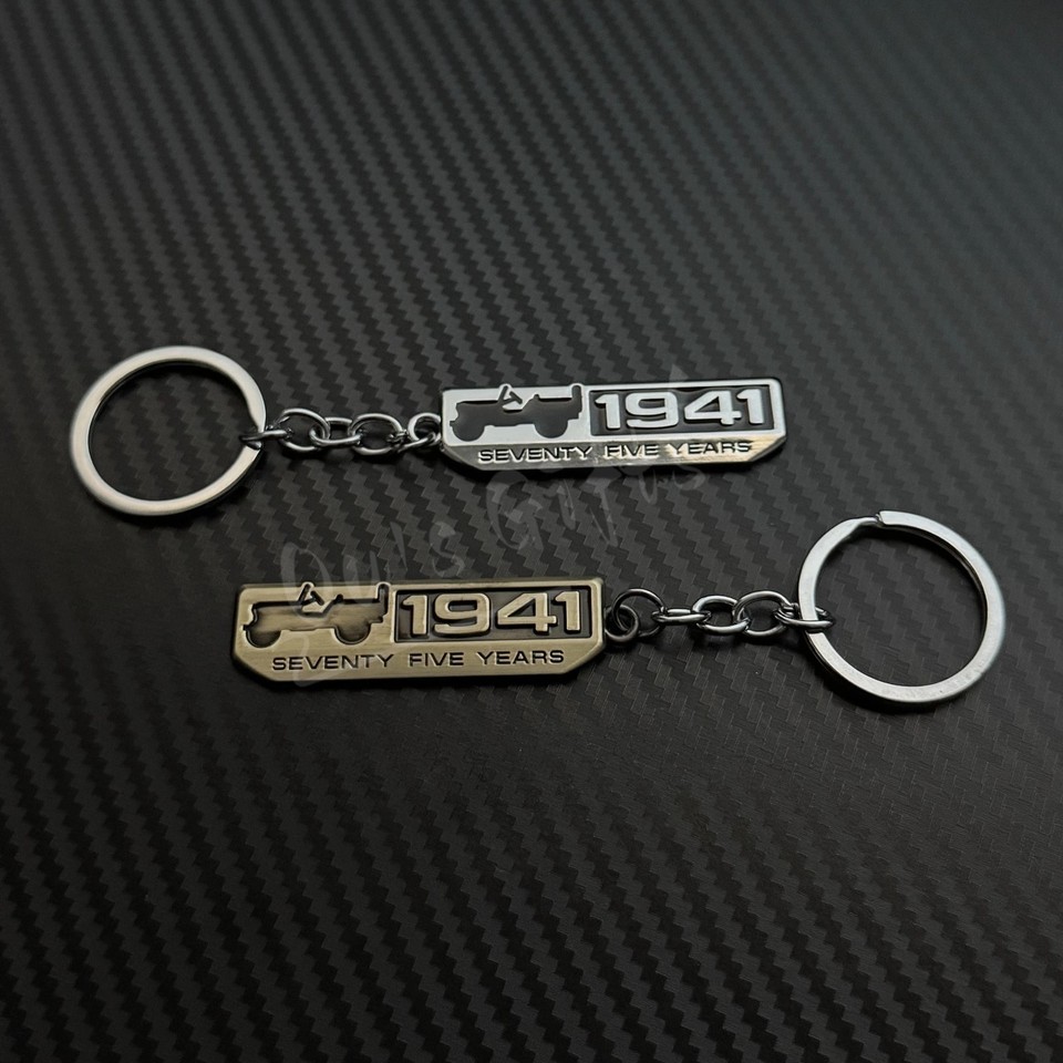 Double-sided 1941 Vintagee Style Alloy Keychain - Classic Emblem Design ...