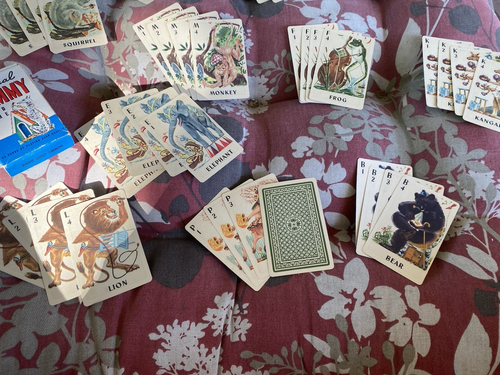 Vintage ~ANIMAL RUMMY~Card Game ~Complete~FUN! | eBay