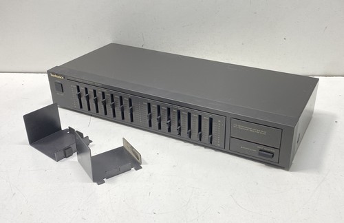 Technics Black Stereo Graphic EQ SH 8017 Vintage Rack Mount Home Audio ...