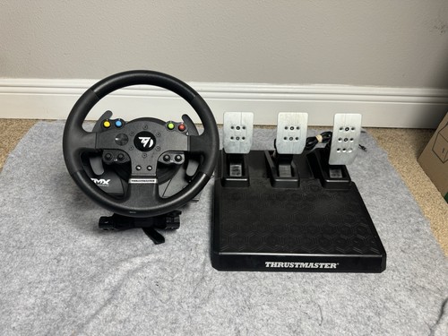Thrustmaster TMX PRO Force Feedback Racing Wheel Pedal Set T3PA 3 Pedal ...