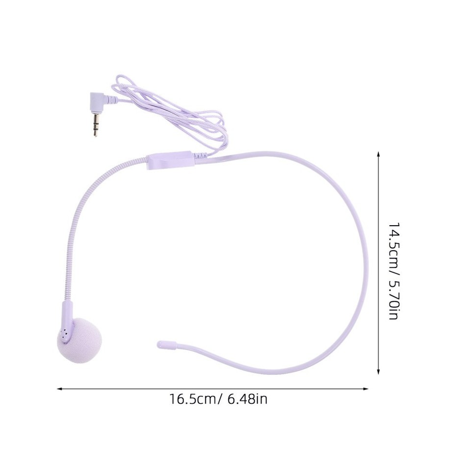 Head-mounted Microphone Amplifier Wired Speech Musical Instrument ...