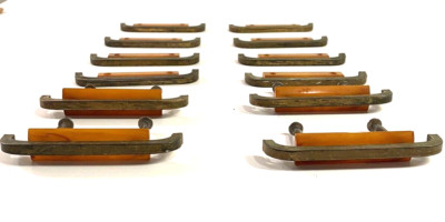 Drawer Pulls - Amber Bakelite