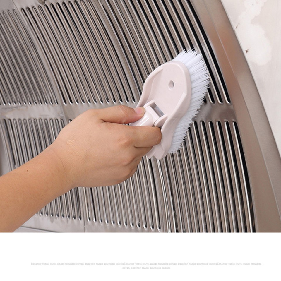 2-in-1 Floor Scrub Brush with Long Handle Bristle Brush Wall Floor ...