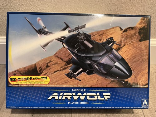 AIRWOLF - 1/48 Scale Plastic Model By Aoshima - 2012 - Clear Body Incl ...