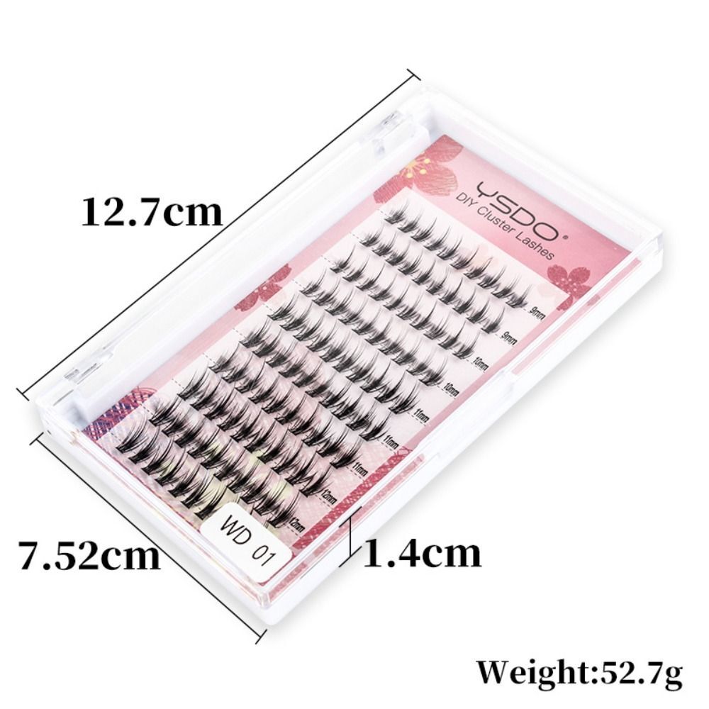 Faux Mink False Lashes Fluffy Fake Eyelashes Individual Lashes Women ...