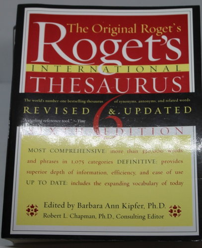 The Original Roget's International Thesaurus 6th Edition | eBay Australia