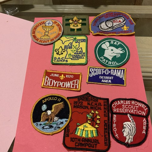 10 Vintage Boy Scout Patches , Michigan Area | eBay