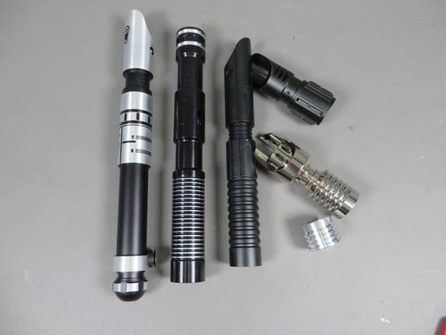 Lightsaber ASP Parts Lot Saberforge Fury Emitter Defiant MK2 Dark ...
